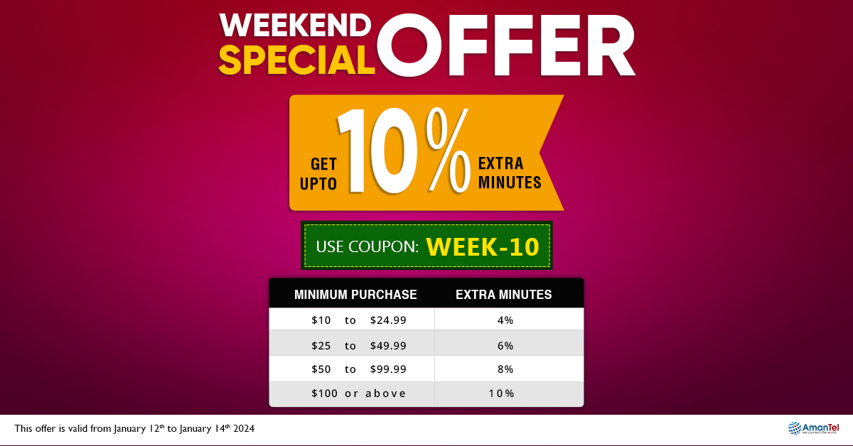 Weekend Special Offer