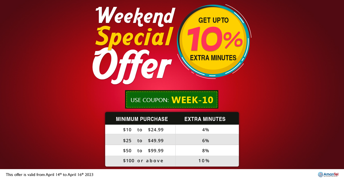 Weekend Special Offer